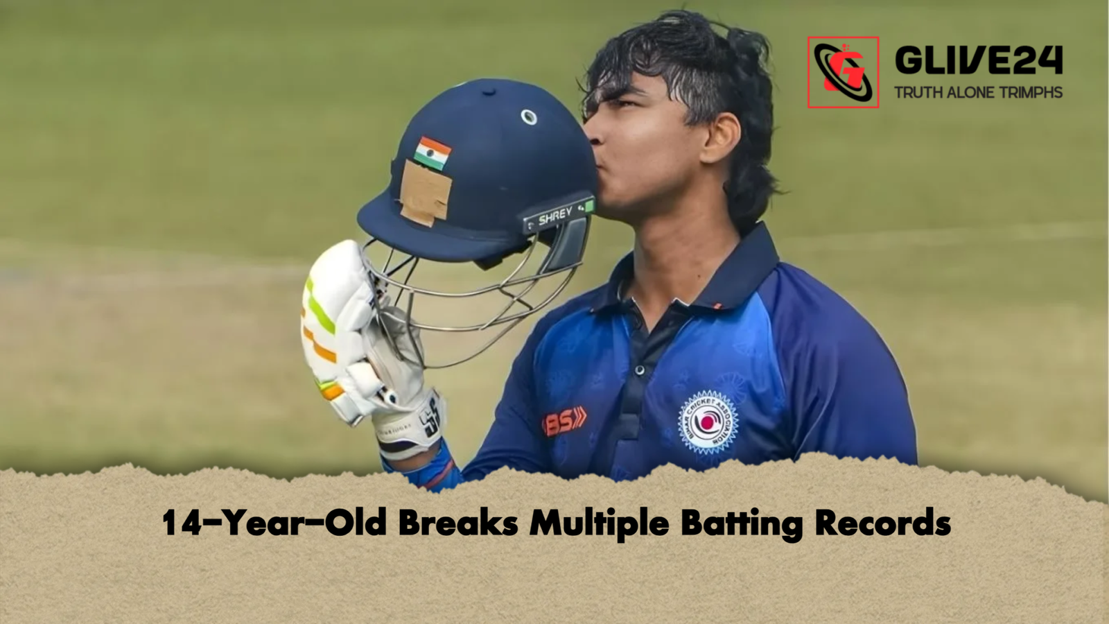 14-Year-Old Breaks Multiple Batting Records - GLive24.com | Truth Alone ...