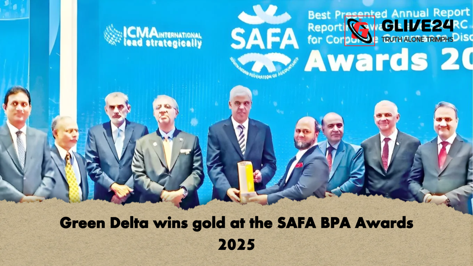 Green Delta Wins Gold At The SAFA BPA Awards 2025 - GLive24.com | Truth ...